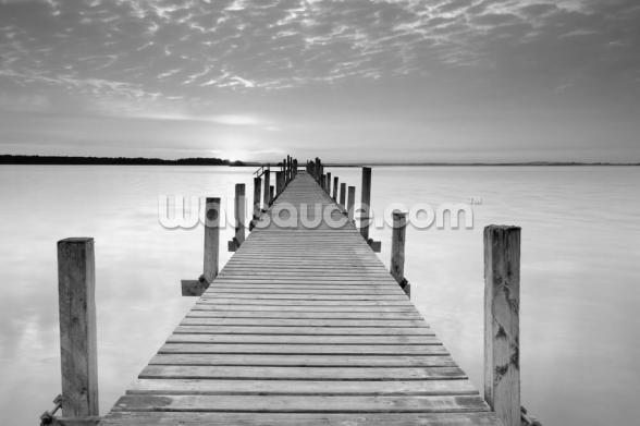 Sunset Jetty Wallpaper | Wallsauce AU