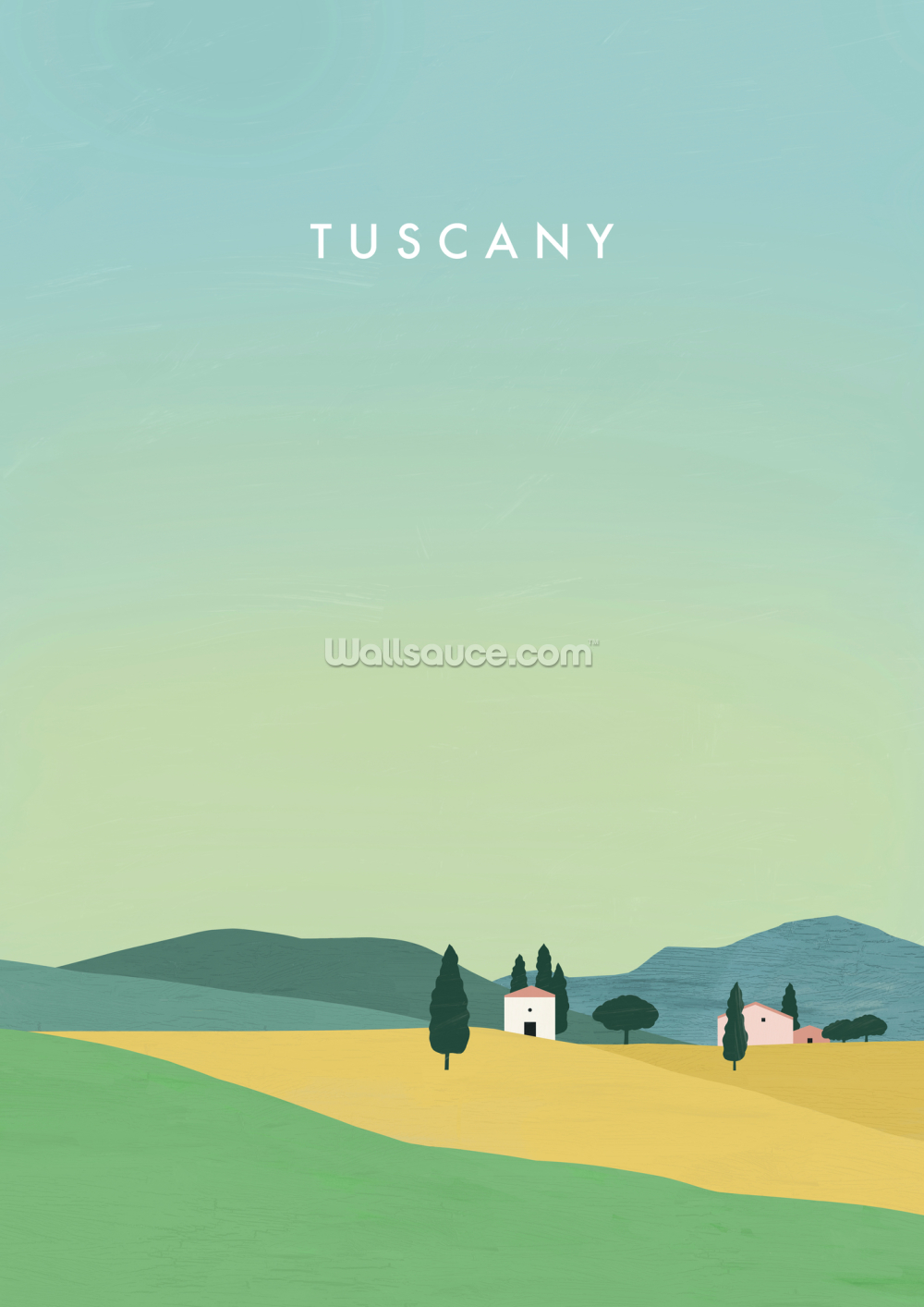 Tuscany Print by Katinka | Wallsauce UK