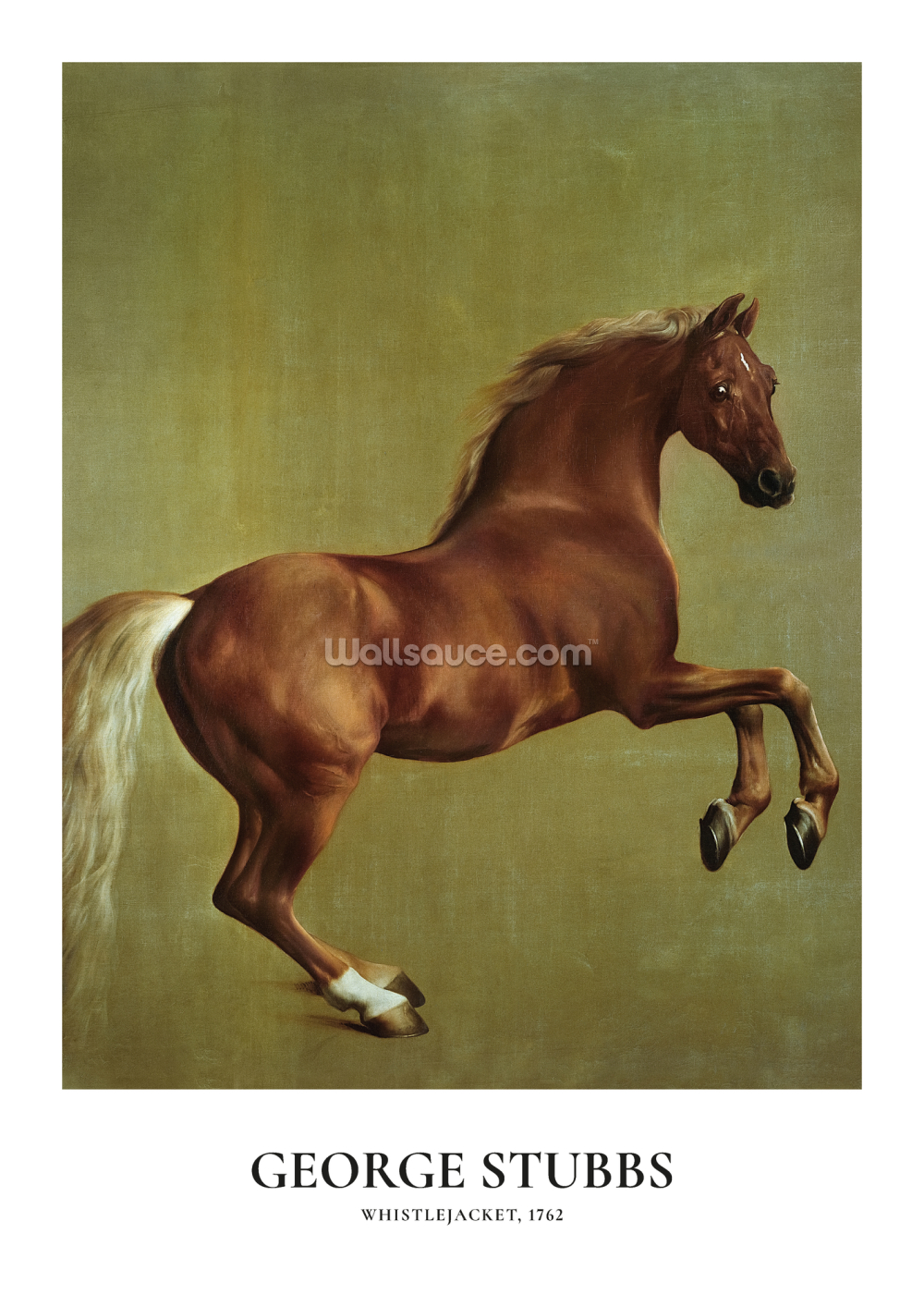 Whistlejacket Poster Print by George Stubbs | Wallsauce UK