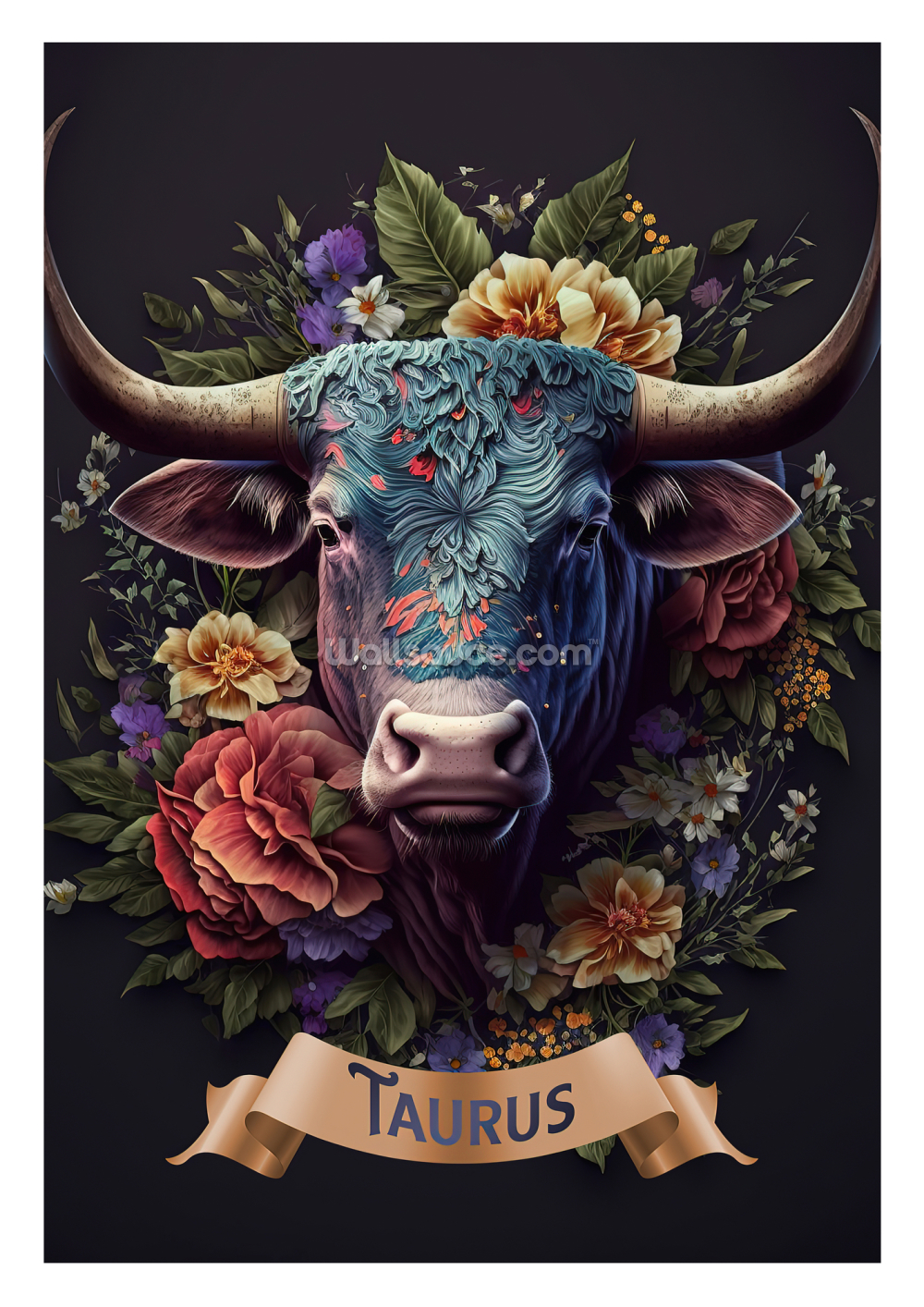 Horoscope Taurus Prints & Poster | Wallsauce UK