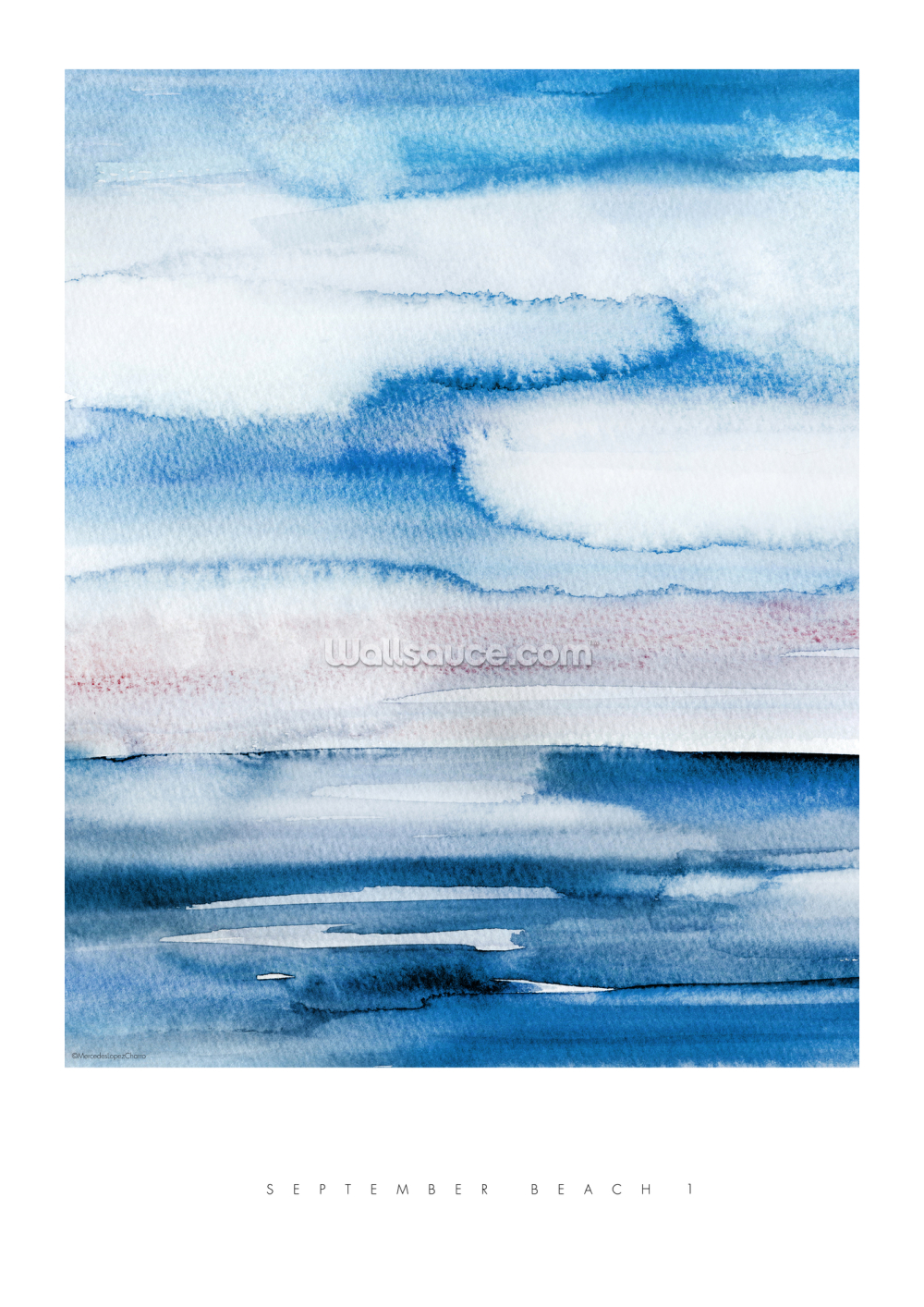 September Beach Prints & Poster | Wallsauce UK