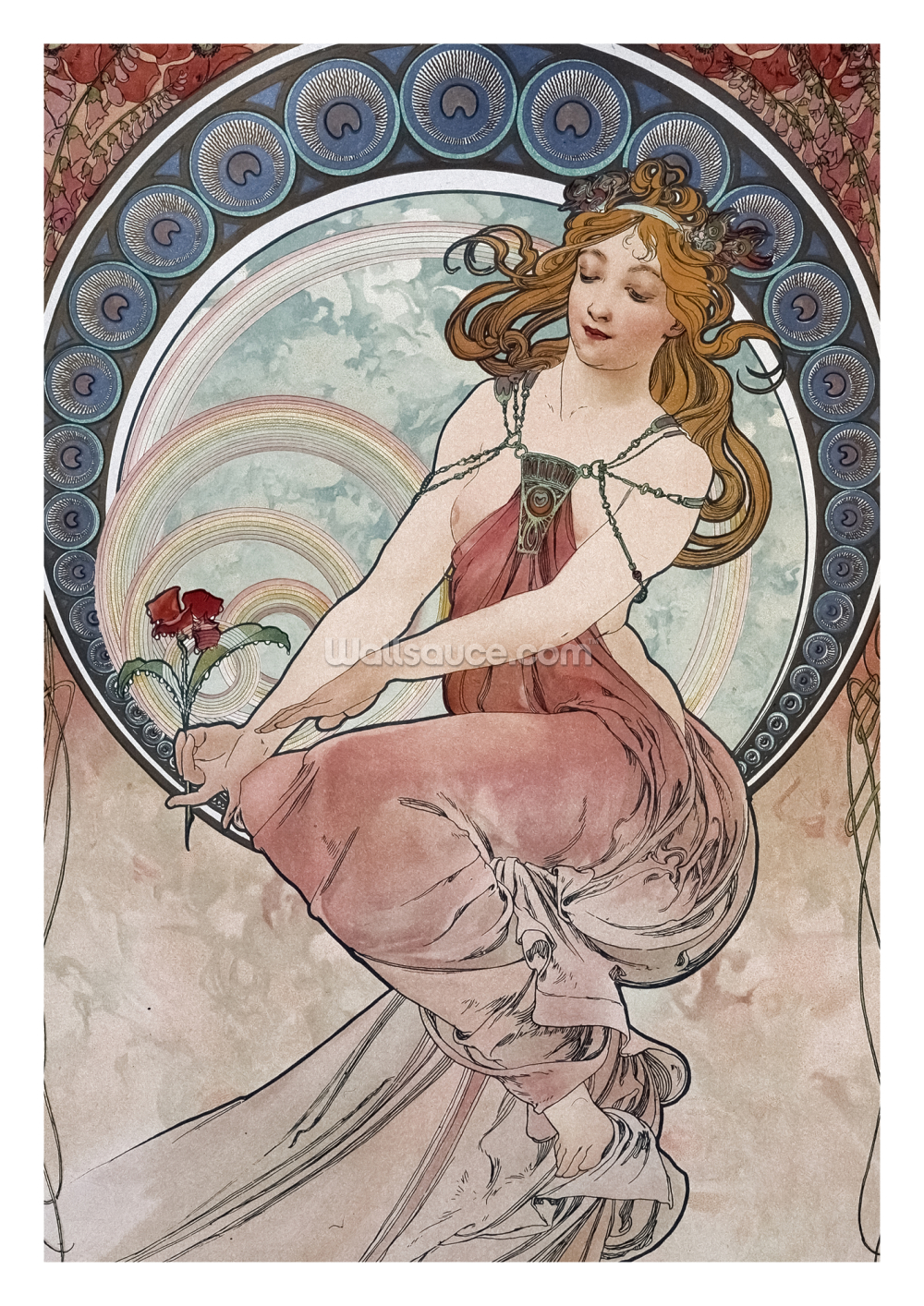 Painting Mucha 1898 Poster Prints & Poster | Wallsauce UK