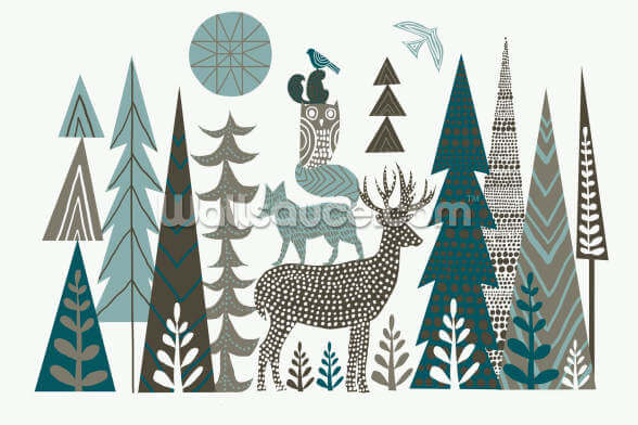 Forest Folklore Wallpaper | Wallsauce UK