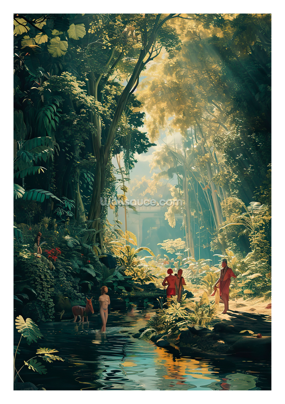 Botanical Paradise Poster By Maria Salomon | Wallsauce UK