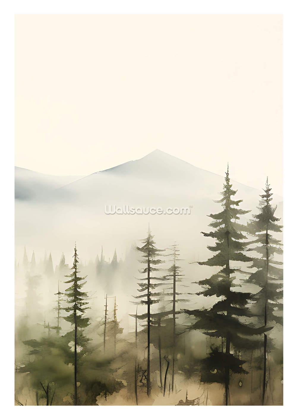 Mountain Glimpse Iii Prints & Poster | Wallsauce UK