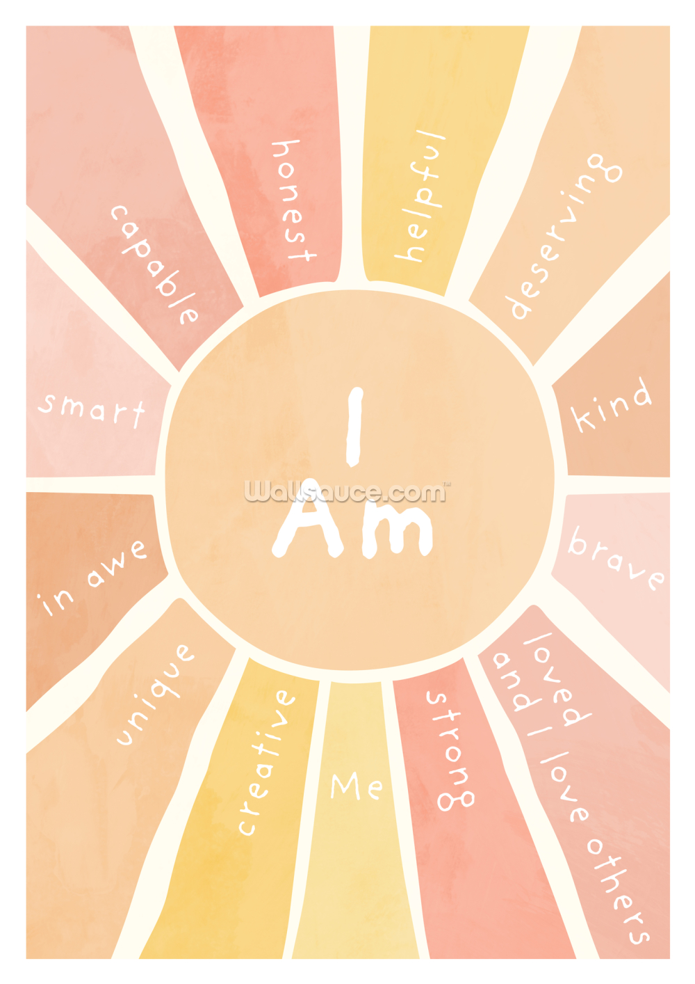 Sun Affirmations Prints & Poster | Wallsauce UK