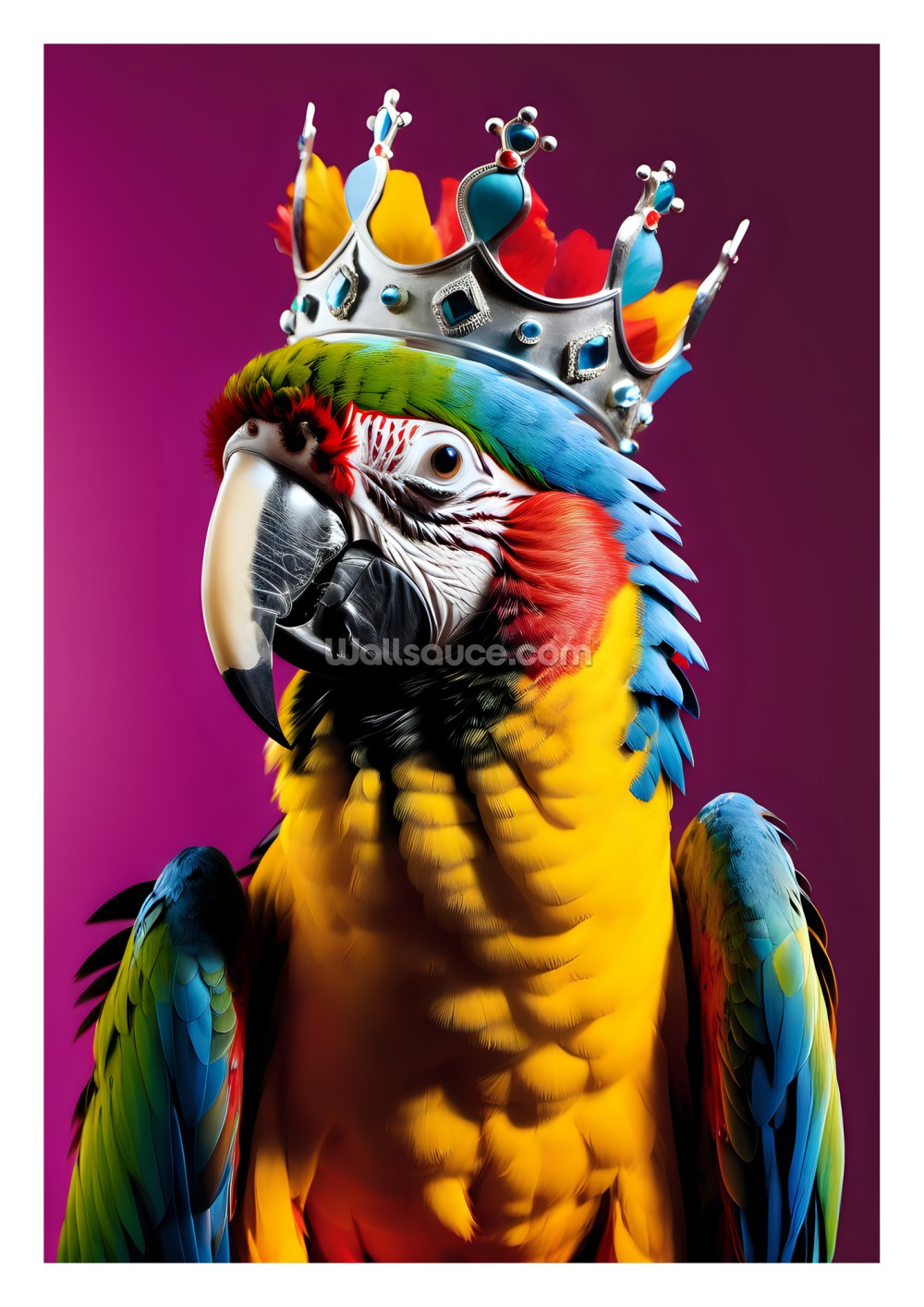 Malcolm The Parrot Prints & Poster | Wallsauce UK