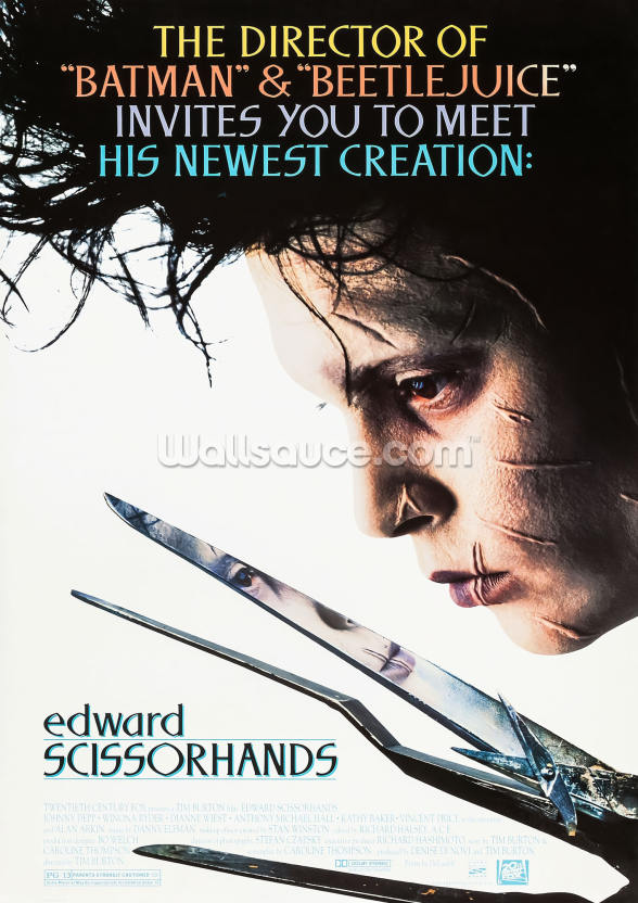 Edward Scissorhands Poster Poster Hub | New Instock For Edward