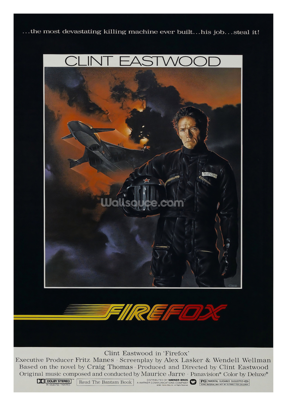 Firefox Movie Poster & Print | Wallsauce UK