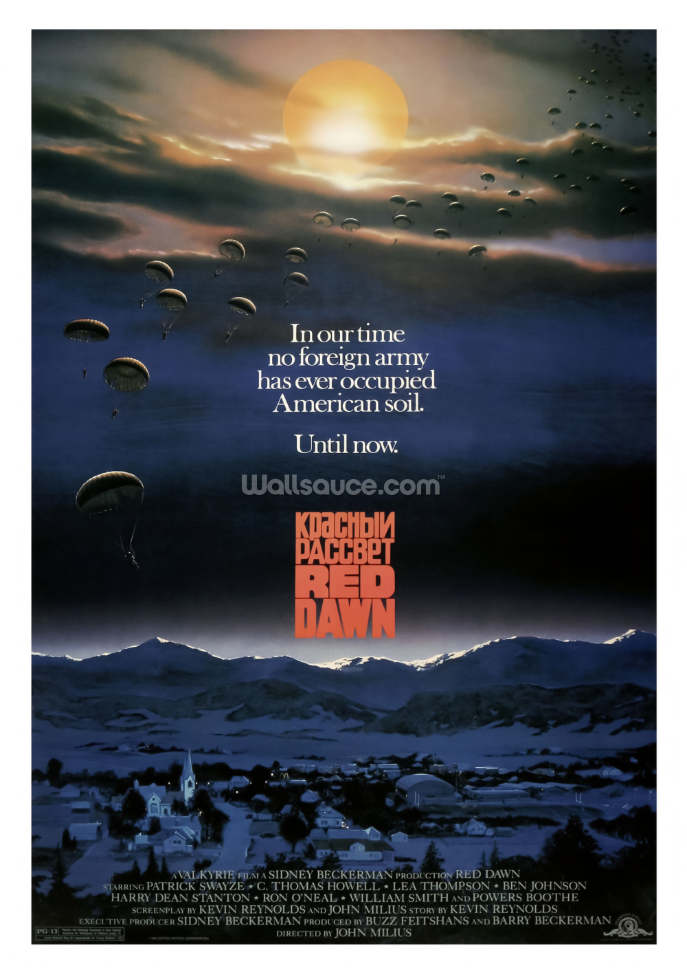 Red Dawn 1984 Poster Red Dawn (1984)/Home Media | Moviepedia | Fandom