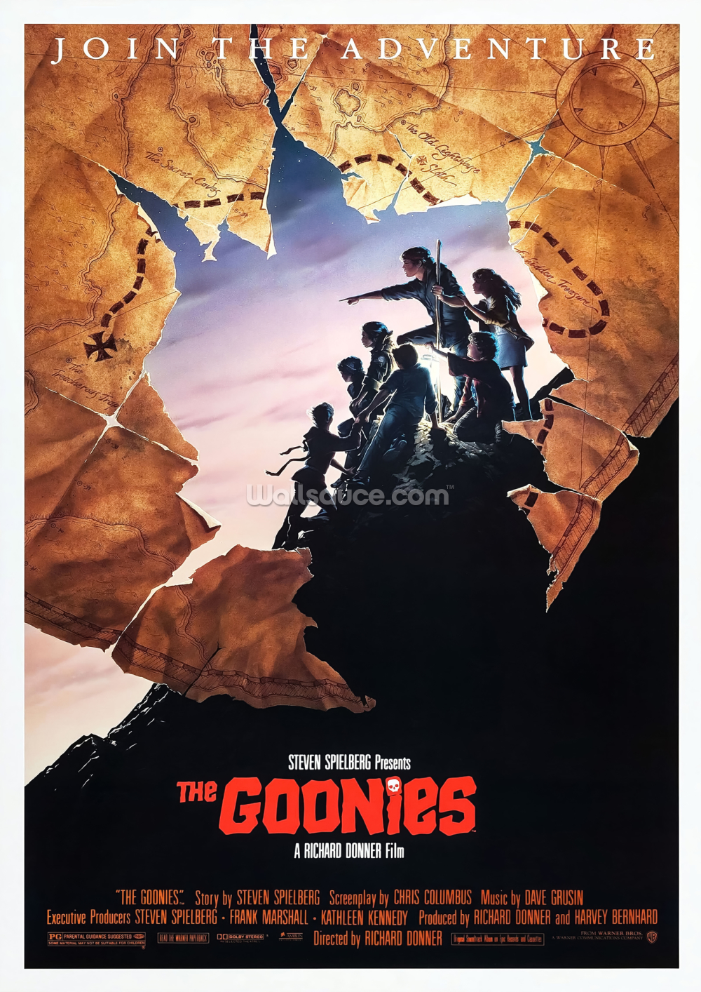 The Goonies Movie Poster Print Wallsauce UK The Goonies Movie Poster Print Wallsauce UK