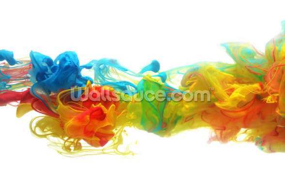 Colourful Ink in Water Wallpaper | Wallsauce US