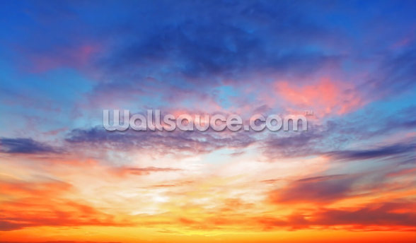 Burning Sunset Wallpaper | Wallsauce US