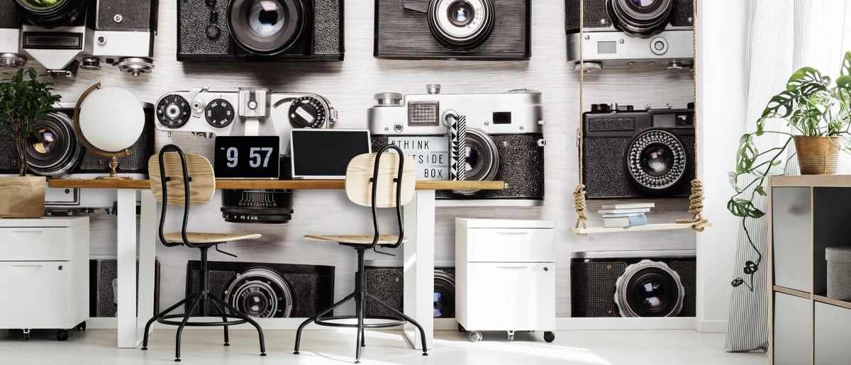 Camera Wallpaper | Wallsauce UK