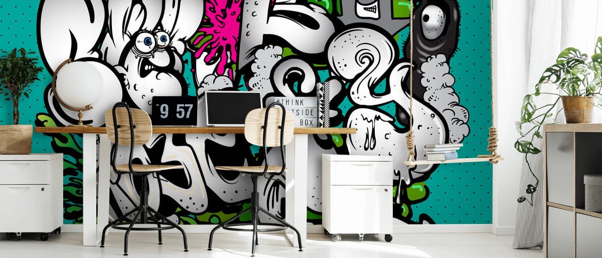 Graffiti Writing Wallpaper | Wallsauce EU