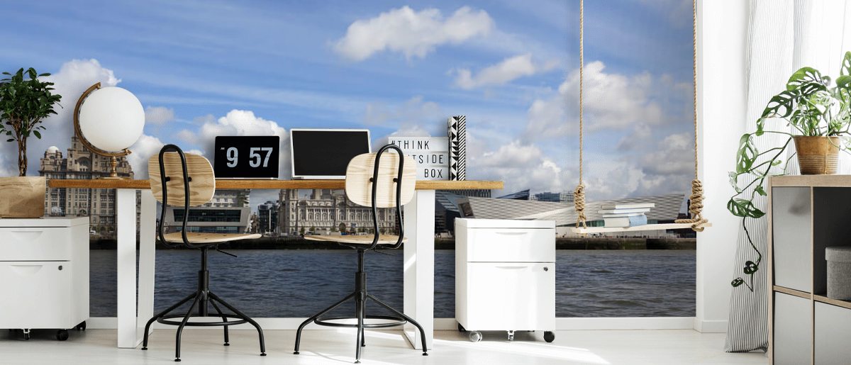 Liverpool River Mersey Wall Mural | Wallsauce US