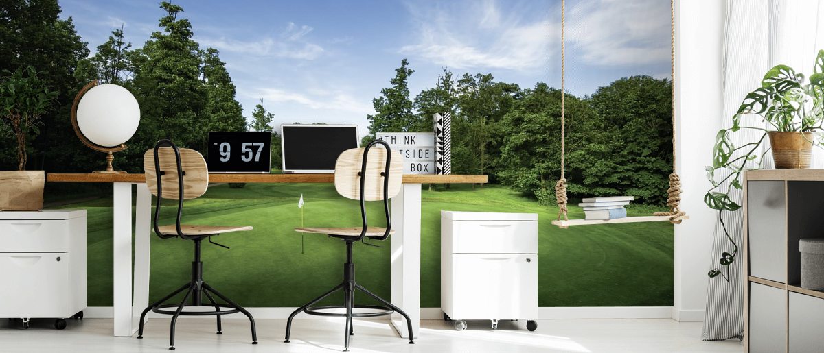 Mill Green Country Club Wall Mural | Wallsauce US