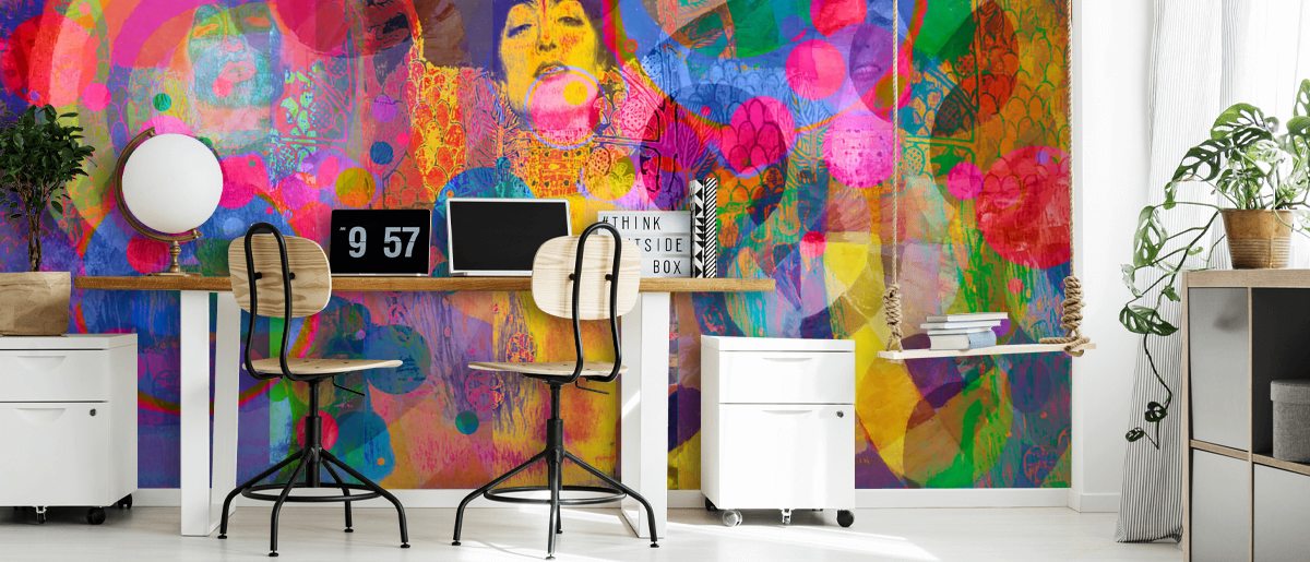 Crazy - Rainbow Wall Mural | Wallsauce CA