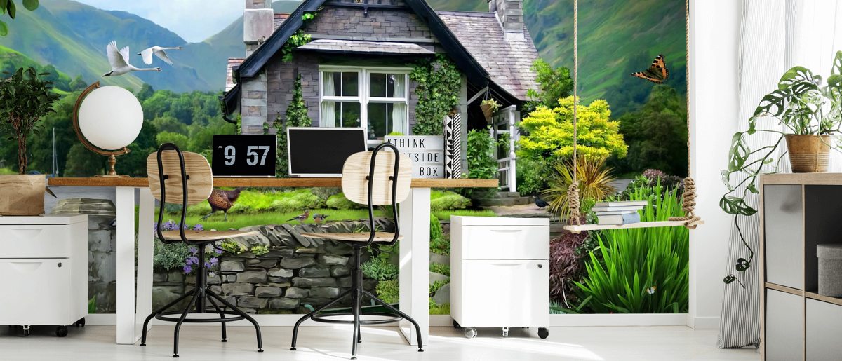 Lakeland cottage Wall Mural | Wallsauce UK