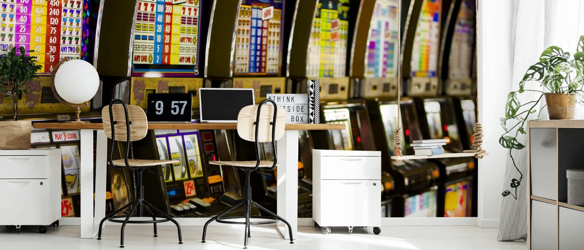 Slot Machines Wallpaper Mural | Wallsauce UK