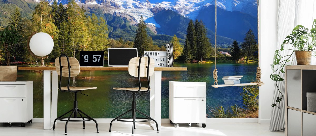 Snow Capped Mountains Wallpaper | Wallsauce CA