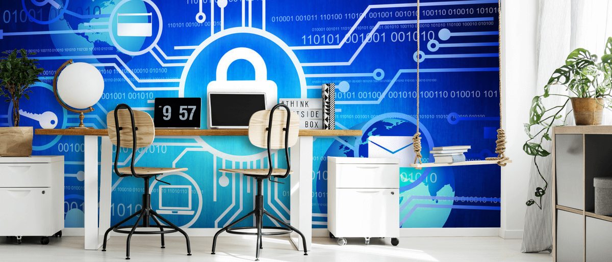 Mural del Sistema de Seguridad de Internet | Wallsauce ES