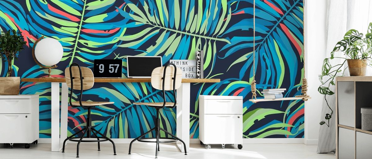 Bright Tropical Pattern | Wallsauce UK