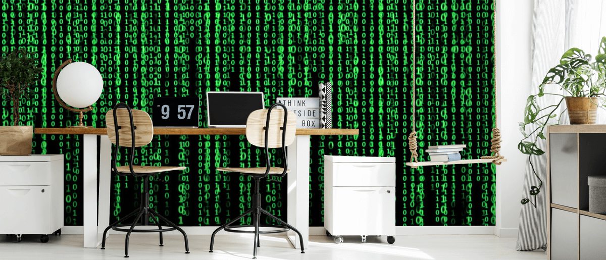 Green Code Wallpaper | Wallsauce US