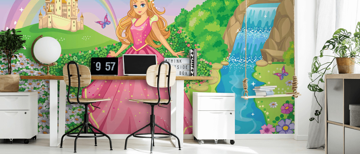 Princess Land Wall Mural | Wallsauce NZ
