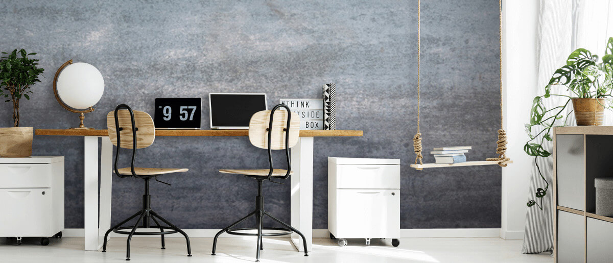 Smokey Steel Wall Mural | Wallsauce US