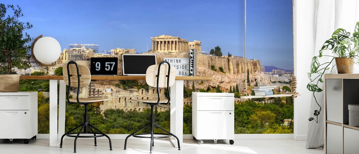 The Acropolis, Athens Wallpaper Mural | Wallsauce US