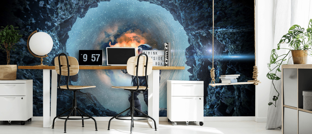 Space Cave Wallpaper Mural | Wallsauce AU