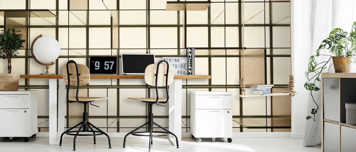 Glass Cubes Wall Mural | Wallsauce US