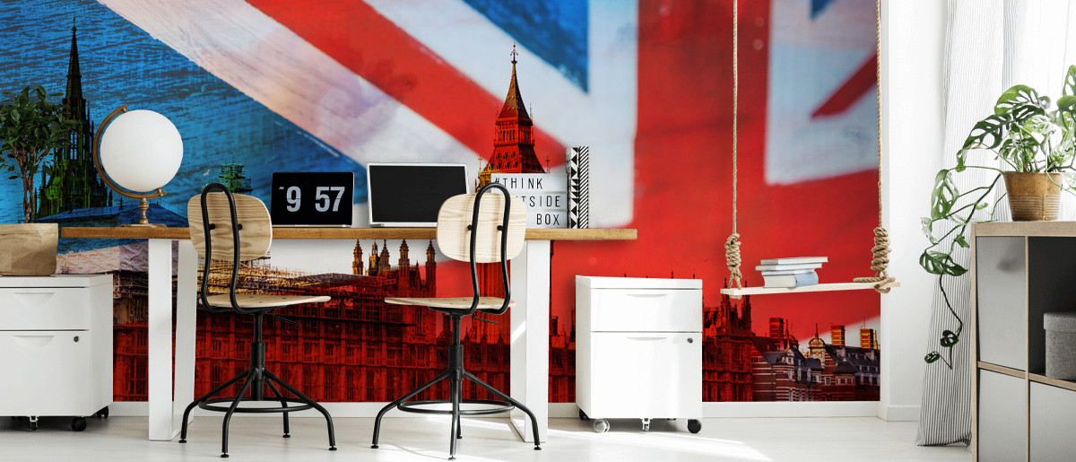 HP Union Jack Mural | Wallsauce EU