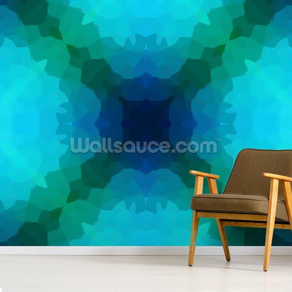Mural de pared Tonos azules y verdes | Wallsauce ES