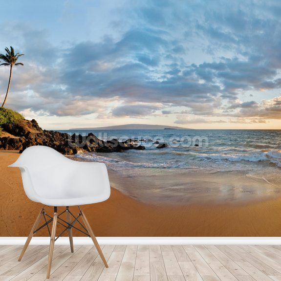 Makena Secret Beach Wallpaper Mural | Wallsauce UK