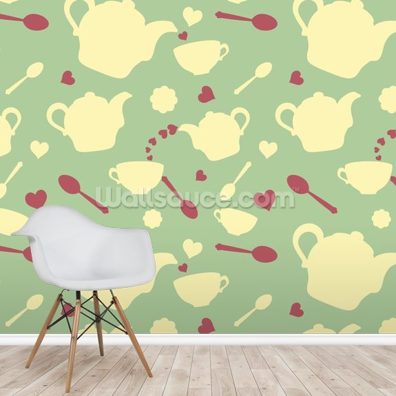 Tea Time Wallpaper | Wallsauce CA