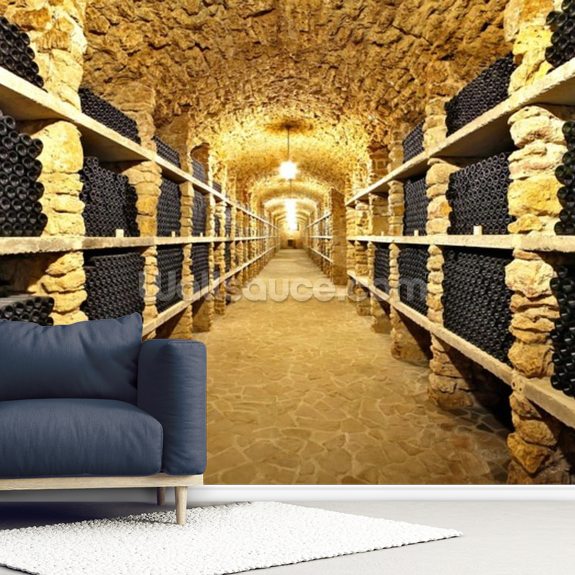 Ancient Bottles of Wine Wallpaper | Wallsauce US