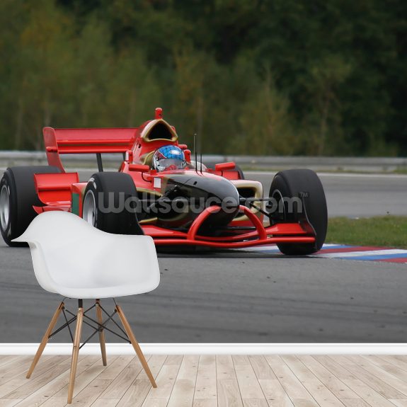 Track Race Car Wallpaper | Wallsauce UK