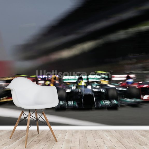 Formula 1 Wall Mural Spain 2013 | Wallsauce NZ