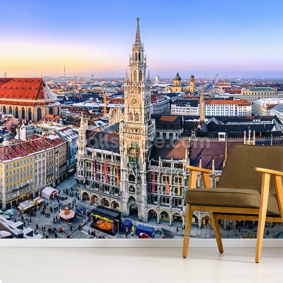 Historic Munich Wallpaper Mural | Wallsauce US