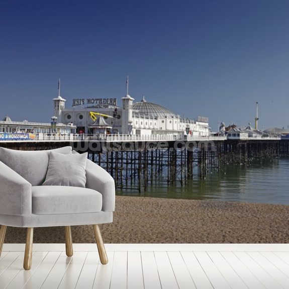Brighton Pier Wallpaper Mural | Wallsauce NZ