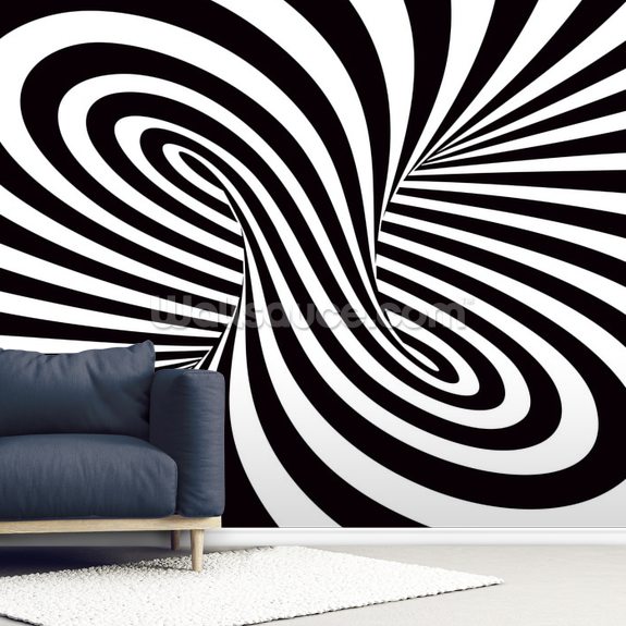 Optical Art - Column Wallpaper | Wallsauce AU