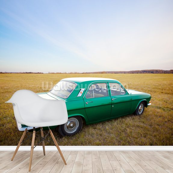 Retro Motor Wall Mural | Wallsauce US