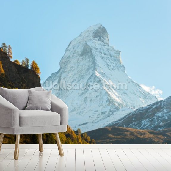 Matterhorn, Swiss Alps Wall Mural | Wallsauce UK