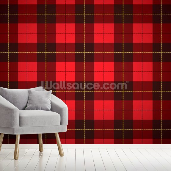 Wallace Tartan Scottish Plaid Wallpaper | Wallsauce NZ