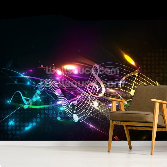 Music Notes Wallpaper | Wallsauce US