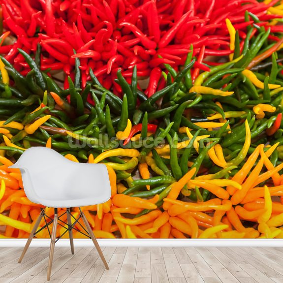 Papel de parede Chilli Peppers | Wallsauce PT