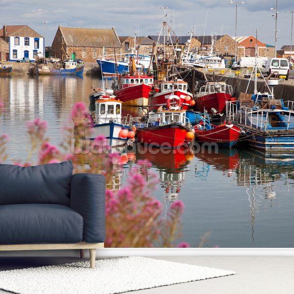 Howth Harbour Wallpaper Mural | Wallsauce US