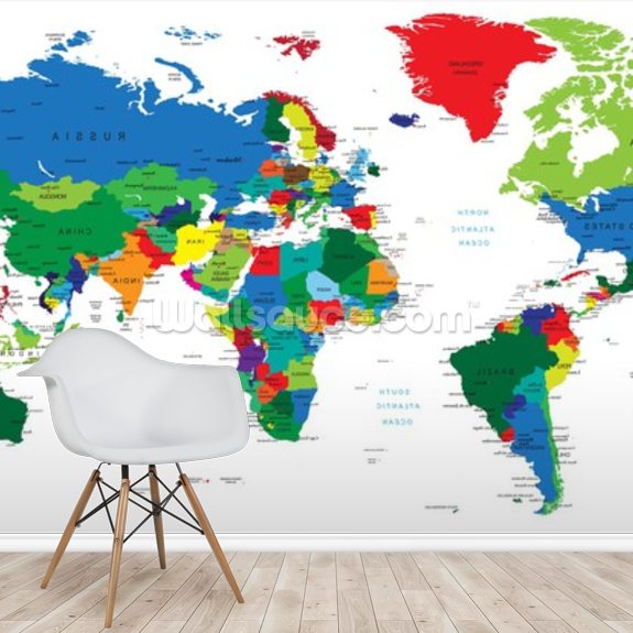 Map Of The World Pretty - United States Map